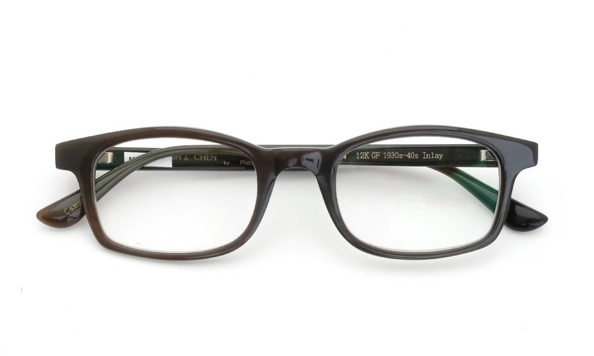 CUTHBERT&CHEN カスバート&チェン メガネ通販 HORN Comper 12KGF 1930s-40s Inlay col.Drk ...