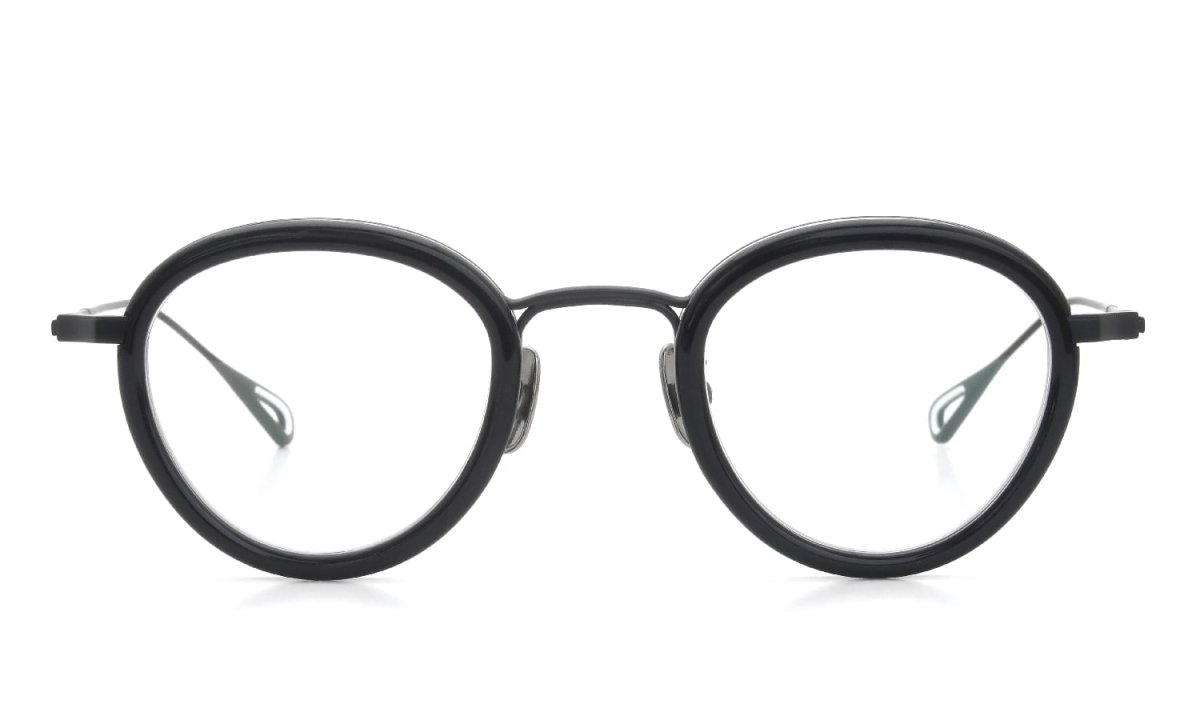 YUICHI TOYAMA. ユウイチ トヤマ メガネ U-141 V.Muche通販 col.01 Black Matt / Layer ...
