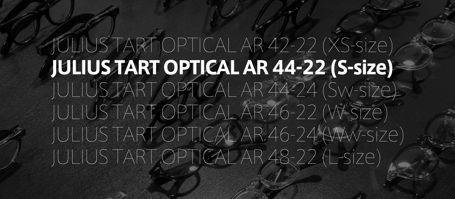 TART OPTICAL ARNEL 44-22size 復刻モデル JULIUS TART OPTICAL AR-44